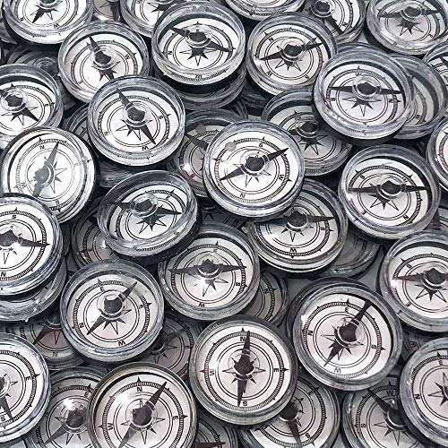 ArtCreativity Toy Compass Set for Kids, Pack of 144, Mini Black and ...
