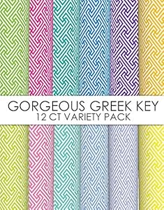 Gorgeous Greek Key 12 x 12 Craft Vinyl 12 Printed Sheets - - Amazon.com