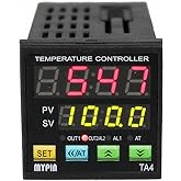 Amazon.com: MYPIN® Universal Digital TA6-SNR PID Temperature Controller with Relay DIN 1/8 SSR ...