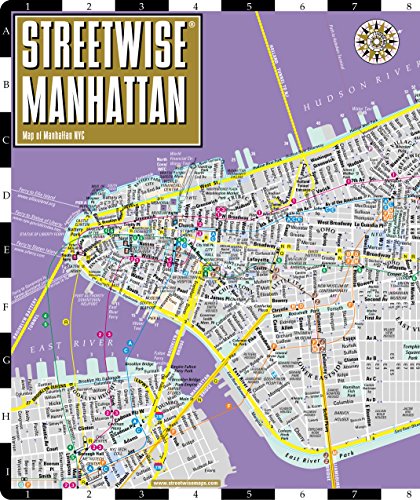 Streetwise Manhattan Map - Laminated City Street Map of - Want It All