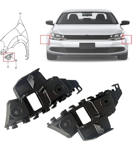 Small Eye Hooks Goholy Front Bumper Cover Compatible With Volkswagen VW ...