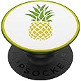 Amazon.com: Tropical Fruit Yellow Pineapple Pop Socket PopSockets PopGrip: Swappable Grip for ...