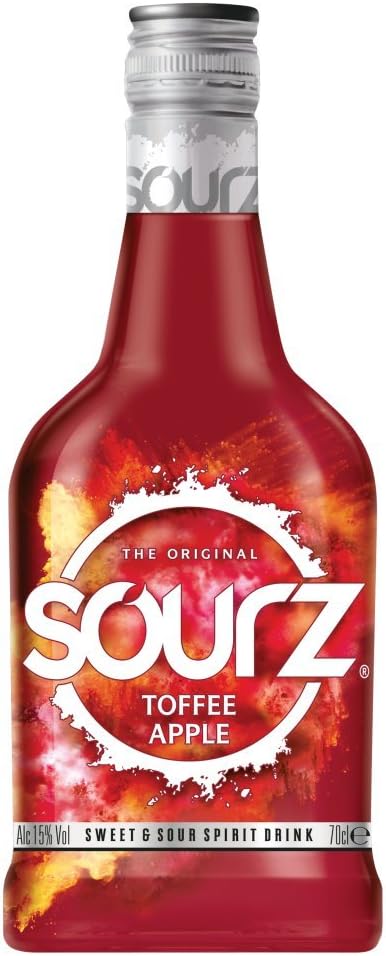 Sourz Toffee Apple Sweet & Sour Spirit Drink 70cl Bottle x 3 Pack ...