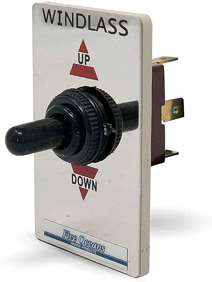 Five Oceans Anchor Windlass Up/Down Toggle Switch Panel, 12V, Anchors ...