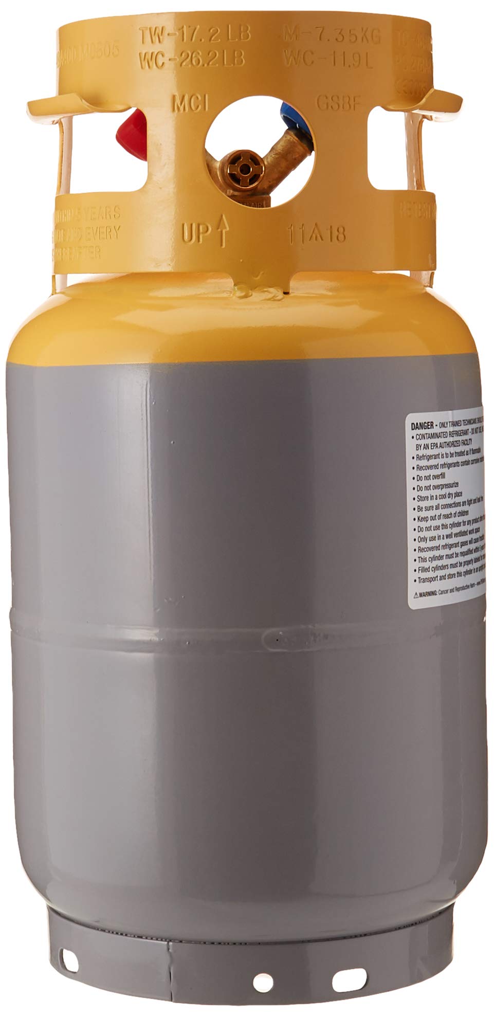 Mua Mastercool 63010 Gray/Yellow DOT Certified 50 lb. Refrigerant ...