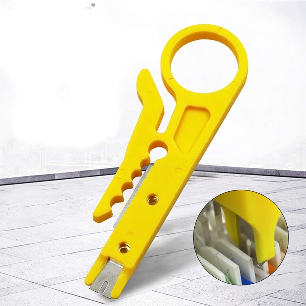 15Pieces Mini Wire Stripper Punch Down Cutter Striping Tool Mini Wire ...