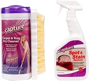 Amazon.com: Capture Carpet & Rug Dry Cleaner (1 lb) & Capture Spot and ...