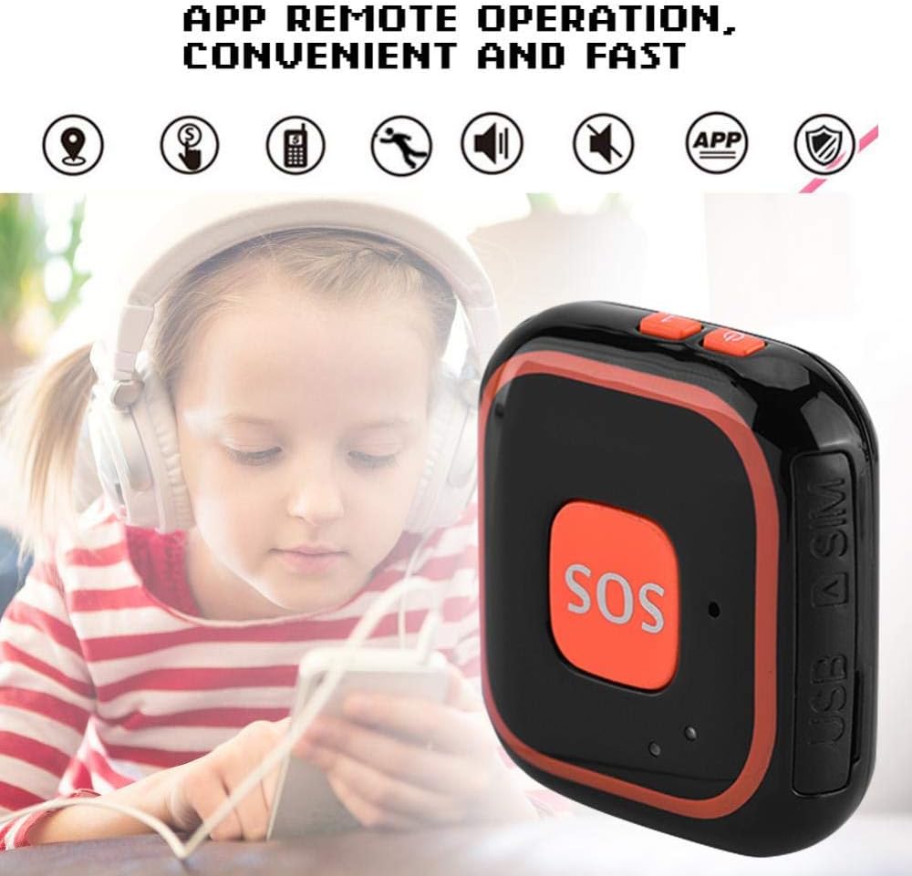 Bewinner Mini GPS Tracker, Portable Locator for Kids Personal SOS Alarm ...