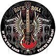 Amazon.com: Ylens Rock and Roll Round Retro Vintage Bar Metal Tin Sign ...