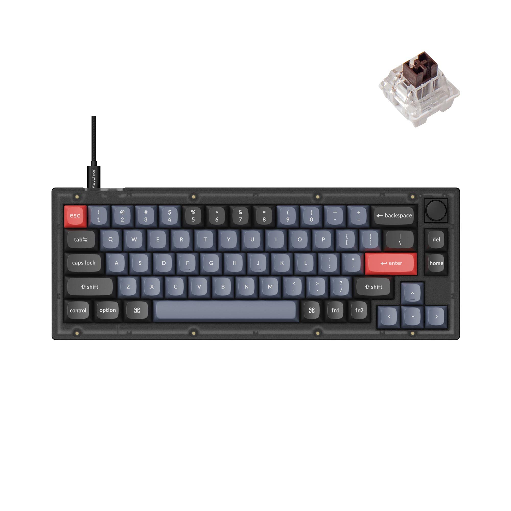 Mua Keychron V2 Wired Mechanical Keyboard Button 65% Layout QMK/VIA ...