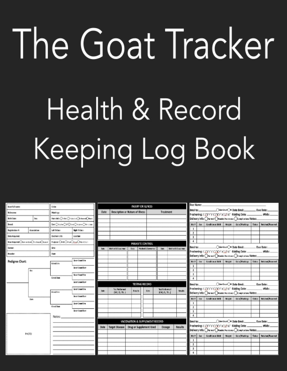 Mua The Goat Tracker - Health and Record Keeping Log Book: Husbandry and Farm Management Journal ...