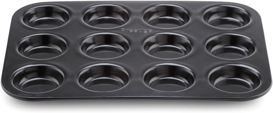 Prestige Inspire – Bun Tin Non Stick – 12 Holes – Non Stick – Heavy ...