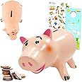 Amazon.com: Toy Story Piggy Bank Set - Bundle with Ceramic Hamm Money ...