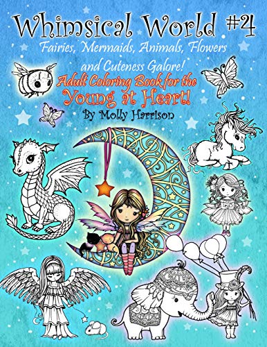 Amazon.com: Whimsical World #4 - Fairies, Mermaids, Animals, Flowers ...