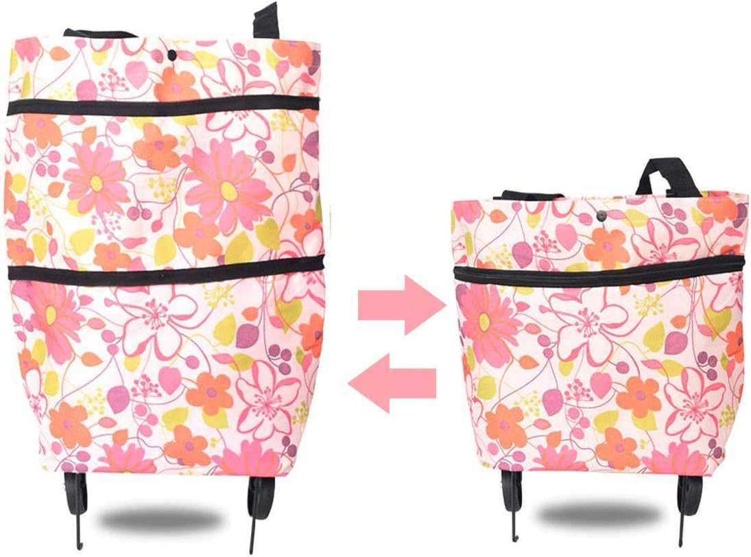 Collapsible Trolley Bags,Shopping Trolley Bag Suitable for Shoppers ...