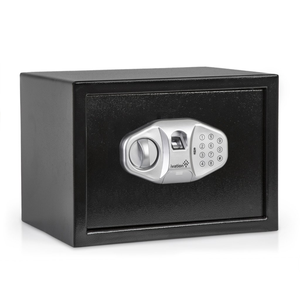 Ivation IVAFINGSAFE15 Electronic Biometric Fingerprint Safe for ...