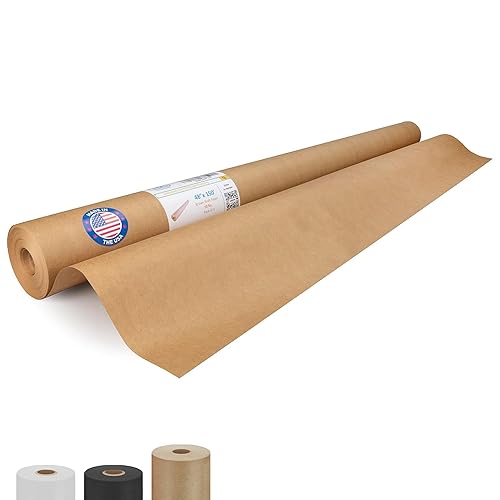 Brown Kraft Paper Roll 48" x 1800" (150 feet) - USA-Made Thick Brown ...