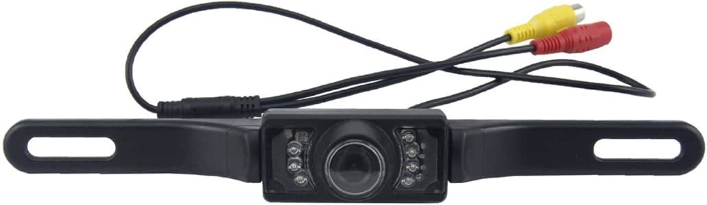 Amazon.com: High Definition Color Wide Viewing Angle License Plate Rear ...