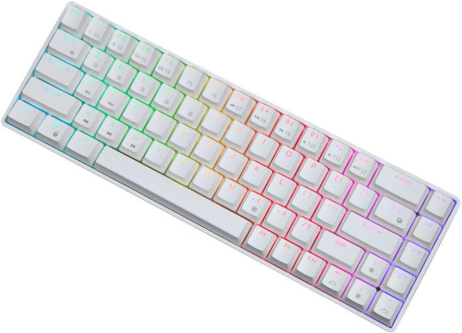 EPOMAKER S68 68 Keys Bluetooth Wireless/Wired Mechanical Keyboard with ...