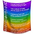 Amazon.com: Jefuzh Chakra Chart Tapestry 7 Chakra Yoga Wall Art Decor ...