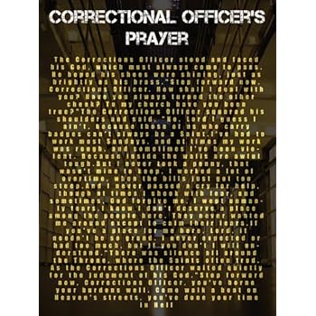Amazon.com: Corrections Officer Creed Poster Prison Jail Detention ...