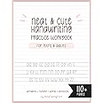 Amazon.com: Neat and Cute Handwriting practice Workbook for adults and ...