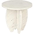 Amazon.com: Creative Co-Op Marble Kitchen Pedestal with Interlocking ...