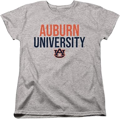 Amazon.com: Auburn University Official Stacked Women's T Shirt: Clothing
