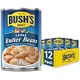 Amazon.com: BUSH'S BEST 16 oz Canned Large Butter Beans, Source of ...