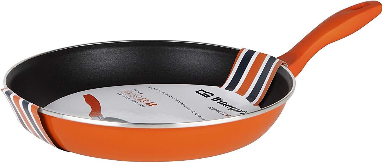Orbegozo – Frying Pan, Orange Diametro 26 cm Black, Orange – BigaMart