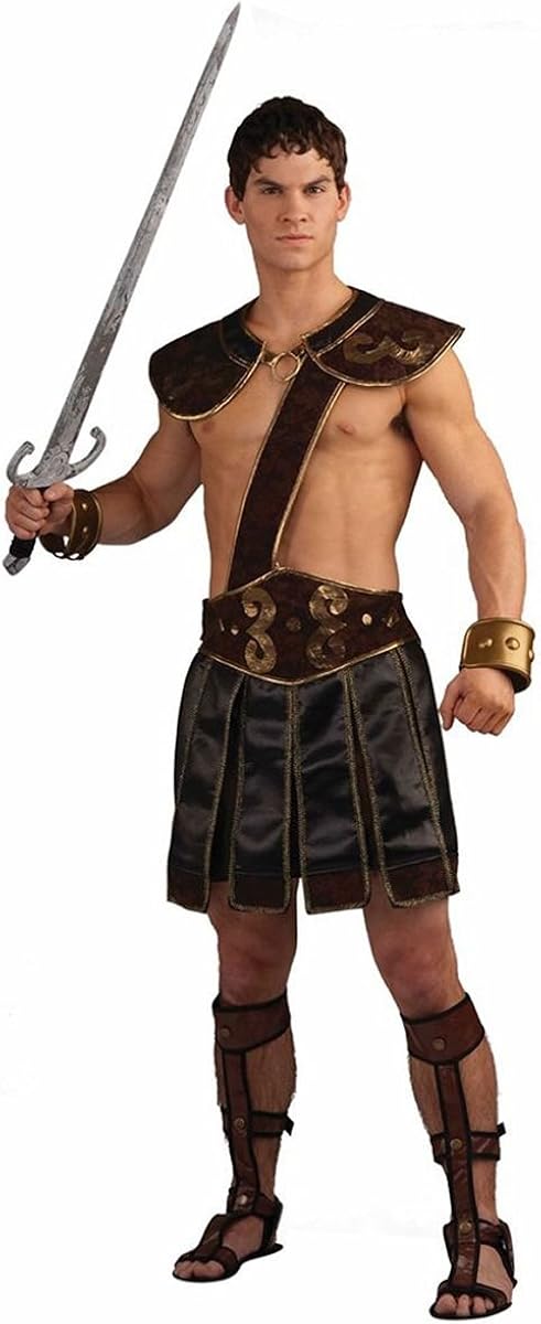 Forum Roman Gladiator Adult Costume, Brown, Standard: Amazon.ca ...