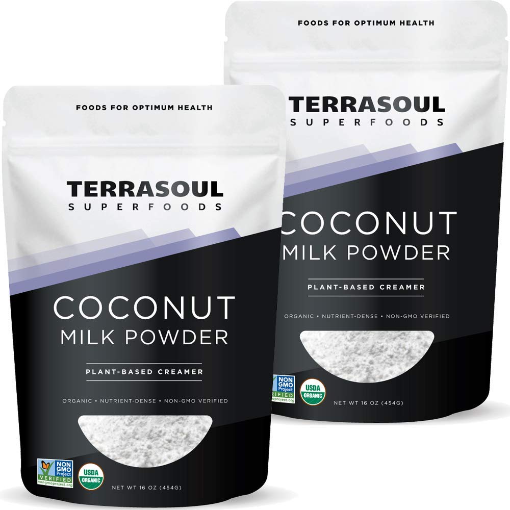 Terrasoul Superfoods Organic Coconut Milk Powder, 2 Lbs (2 Pack ...