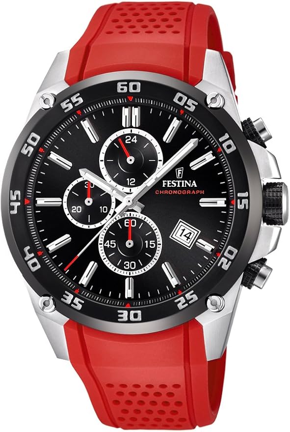 Festina 'The Originals collection' Men's Quartz Watch with Black Dial ...