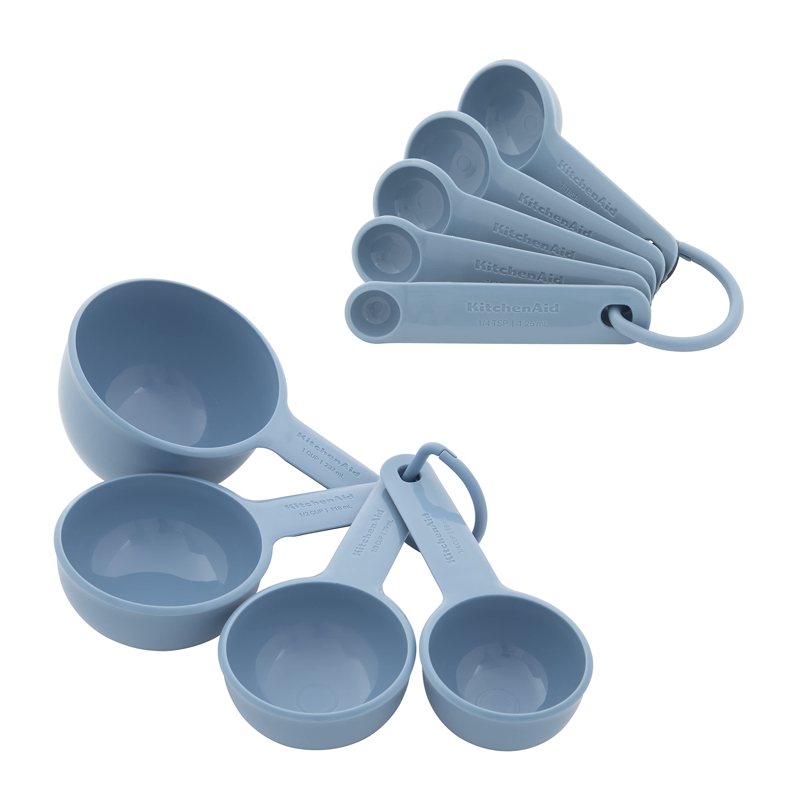 KitchenAid Universal Easy To Read Measuring Cup and Spoon Set with Soft ...