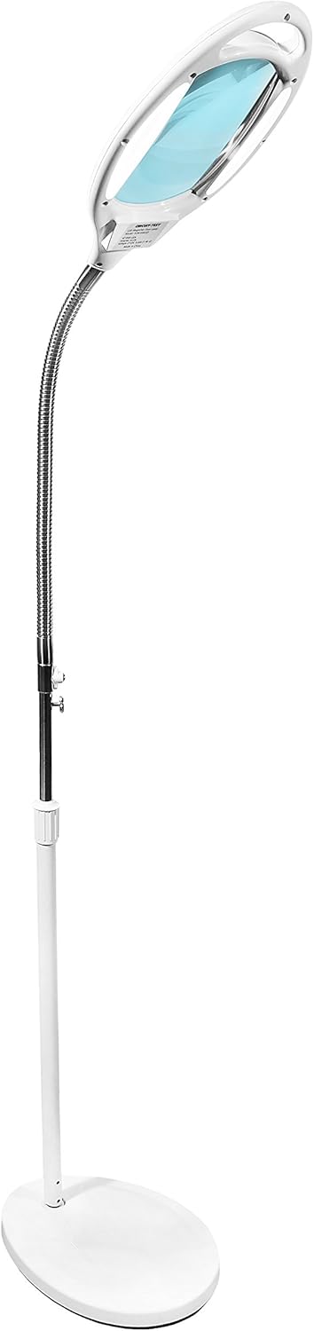 Ultra Bright Magnifying Light - 42 LED Illuminated Floor Magnifying ...