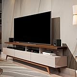 Rack para Tv até 72 Polegadas Vivare Wood Móveis Germai Black/freijó ...