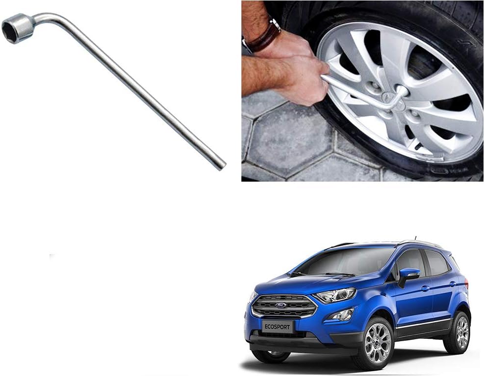 Suredale Metal Car Spanner Wrench || l-shaped wheel nut spanner ...