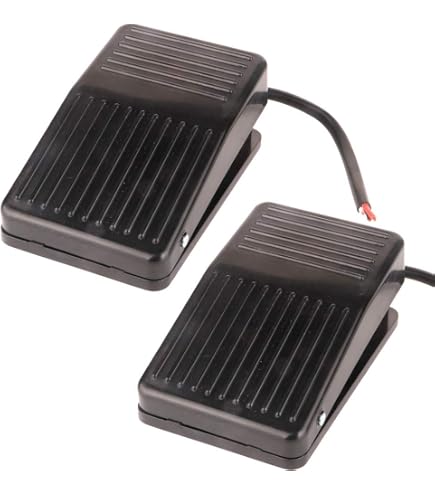 Pc Foot Pedal 4 Pcs Inline Foot Pedal Push Button Switch - UFO Type ...