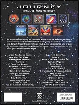 Journey -- Piano Sheet Music Anthology: Piano/Vocal/Guitar: Journey ...