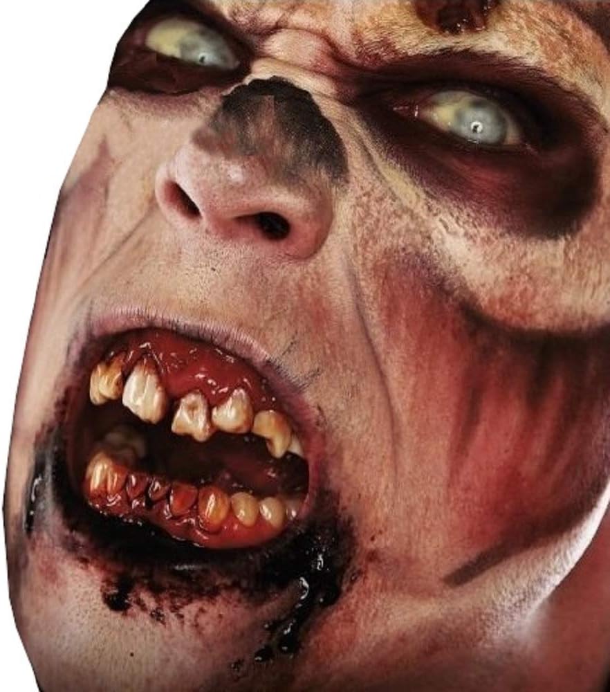 shoperama Horror Teeth with Thermoplastic Adhesive Reusable Fangs ...