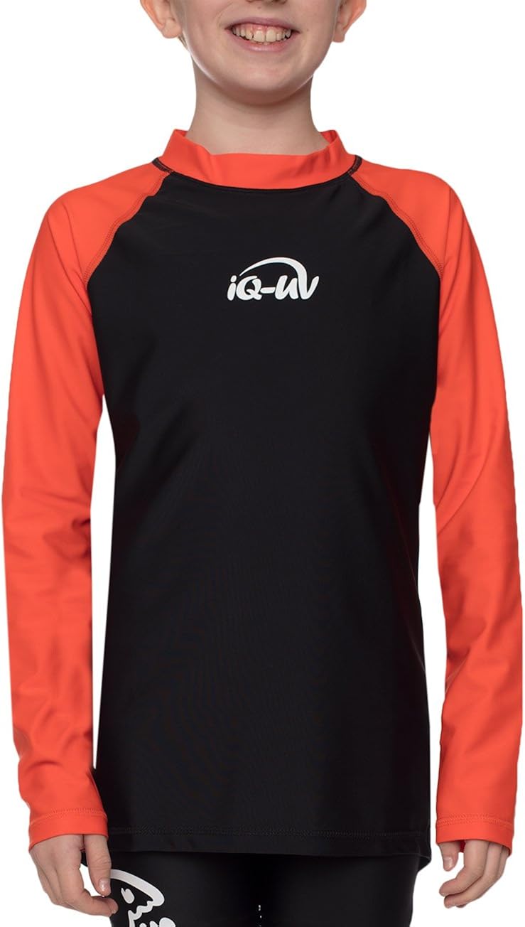 iQ-UV Unisex Kids Uv Kleidung 300 Shirt Youngster Wave Long Sleeve UV ...