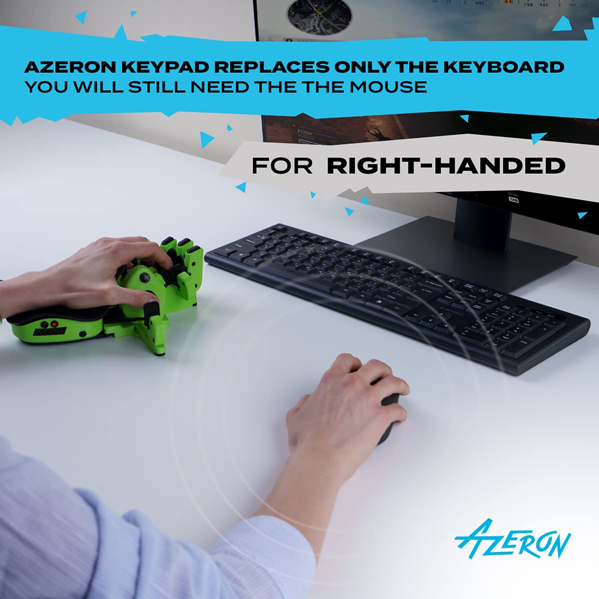 AZERON Compact Gaming Keypad - Programmable Gaming Keyboard For PC ...