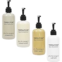 Amazon.com : Terra Pure Spa Collection Amenities Set,10.14oz. Pumps (1 ...