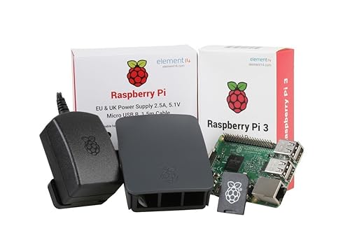 Raspberry Pi 3 Desktop Starter Kit (Black) in Kuwait | Whizz Single ...