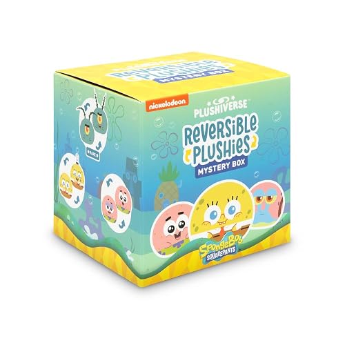 TeeTurtle Spongebob Squarepants Series Reversible Plushie Mystery Box ...