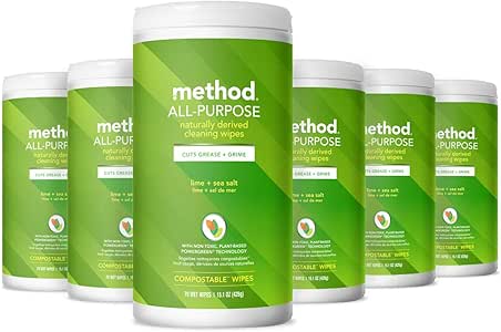 Amazon.com: Method All-Purpose Cleaning Wipes, Lime + Sea Salt, 70 ...