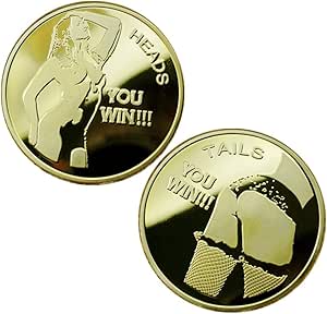 Amazon.com: Stripper Pin Up Good Luck Heads Tails Challenge Coin ...