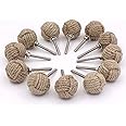 RII 12 Rope Doorknobs Nautical Twisted Decorative Cotton, Rustic Rope ...