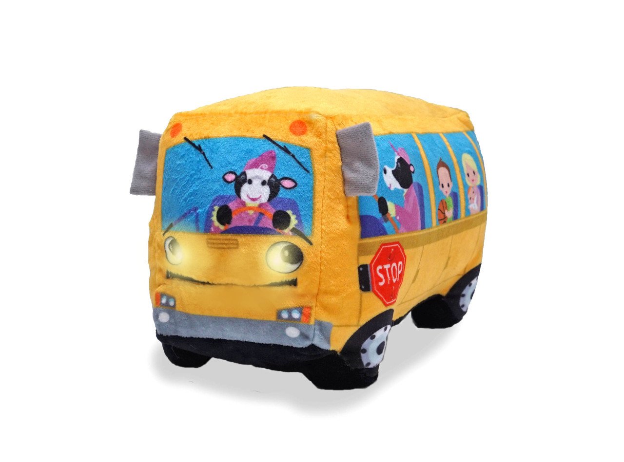 Mua Cuddle Barn | Wheelie 8" School Bus Singing Stuffed Animal Plush ...