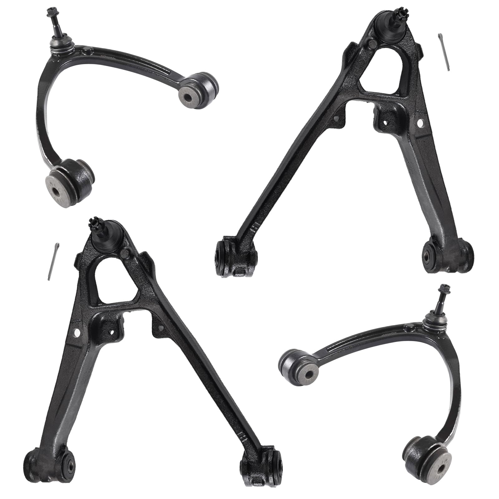 ASTARPRO - 4pc Front Control Arms Replacement for Chevy Silverado GMC ...